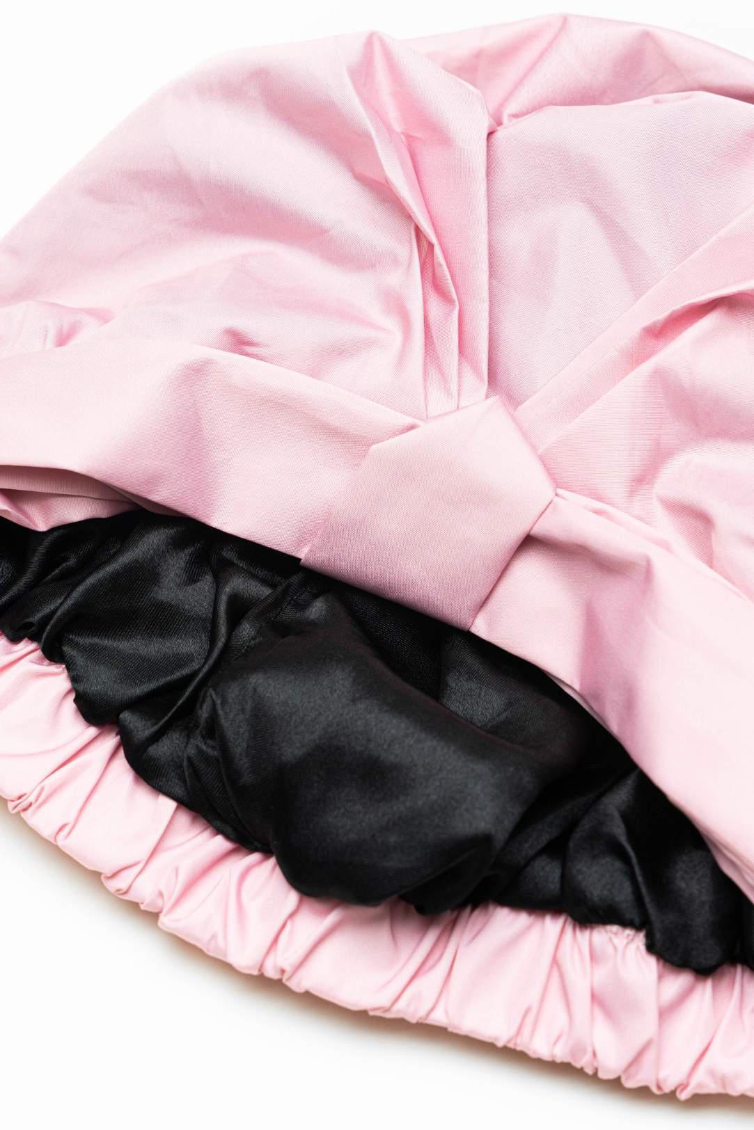 Satin-Lined Shower Cap - Blush – Grace Eleyae